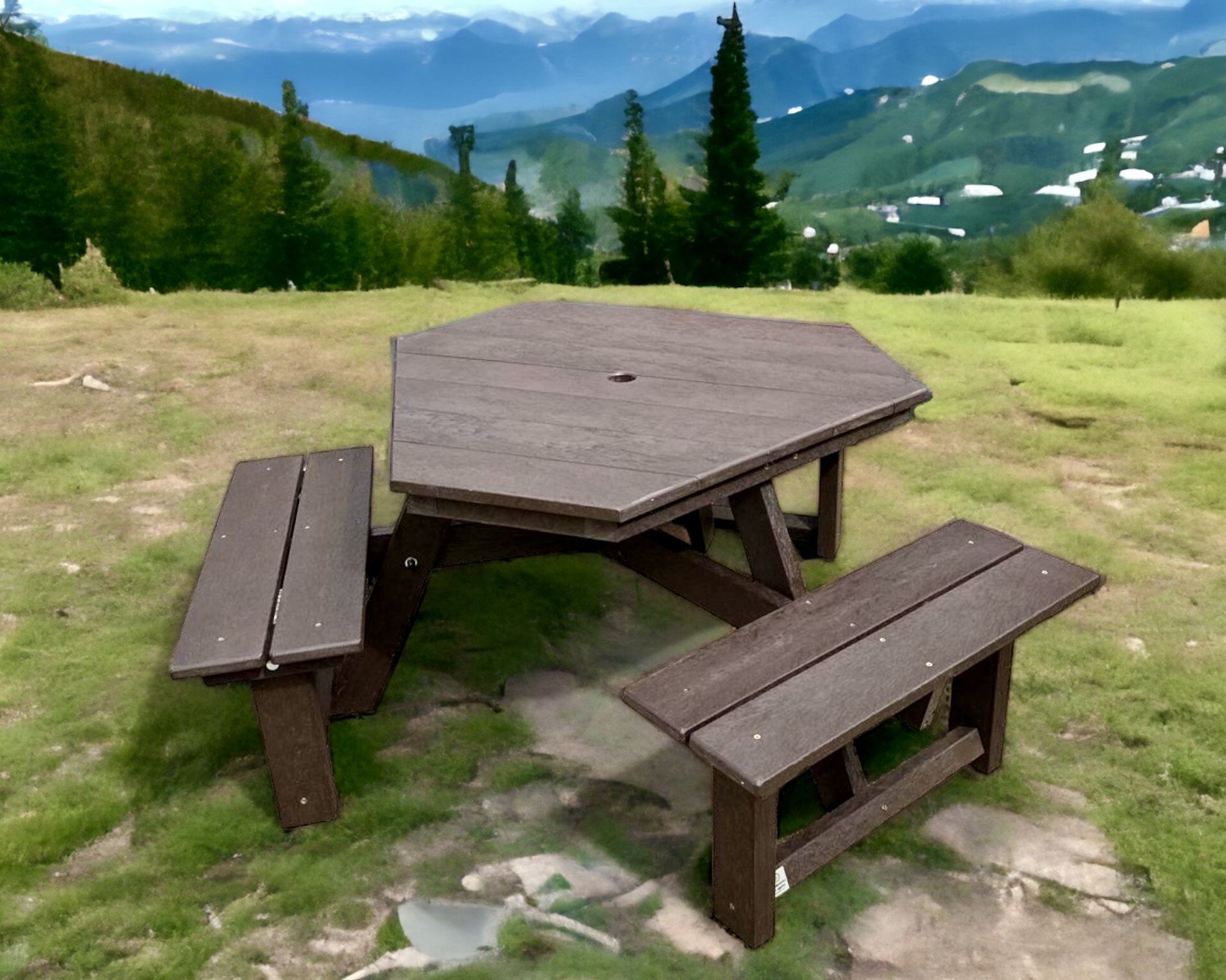 Mountain view Hexagonal - Reformed Plastics
